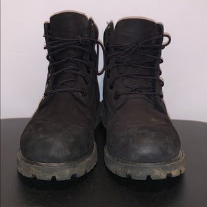 Timberland | Shoes | Timberland Black Suede Leather Boots | Poshmark